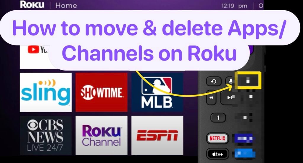 How To Move Or Delete A Roku App Channel From Home Screen (Pictures ...