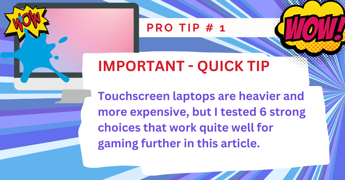 7 Best Touch Screen Laptops For Gaming 2026