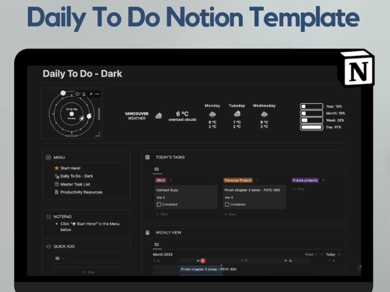 15 Best Notion Templates For Anything You Need (Free & Paid) 2025