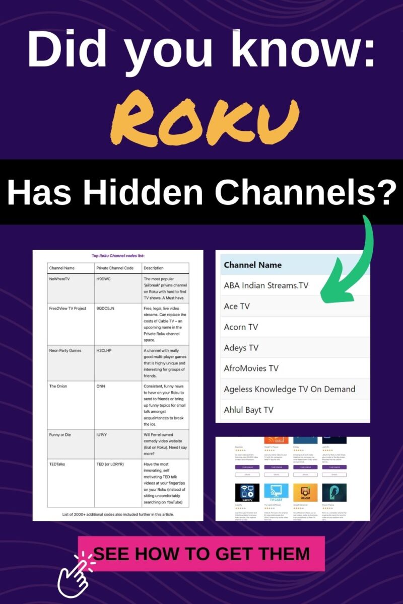 2100+ Best Roku Private Channels: Jailbreak List Of Secret Codes 2024